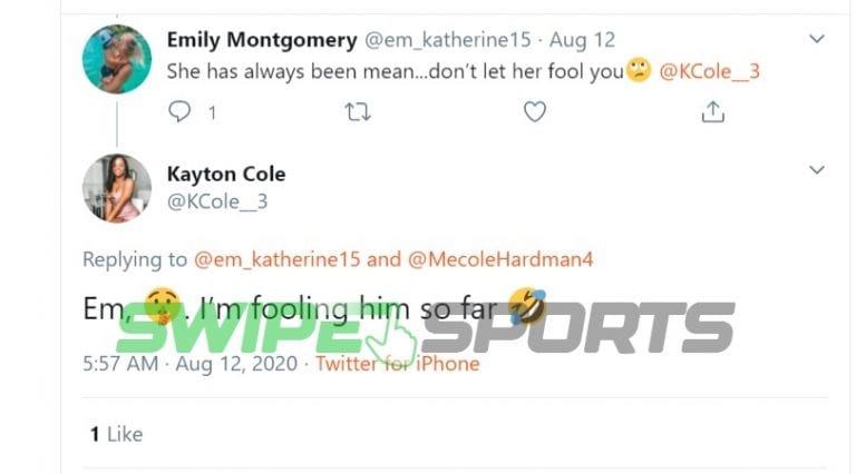 Mecole Hardman shoots his shot with Instagram model - Swipe Sports