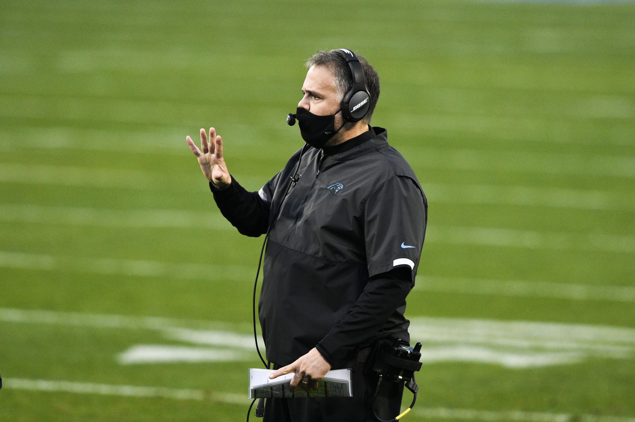 Panthers head coach Matt Rhule talks up Sam Darnold in explaining why ...